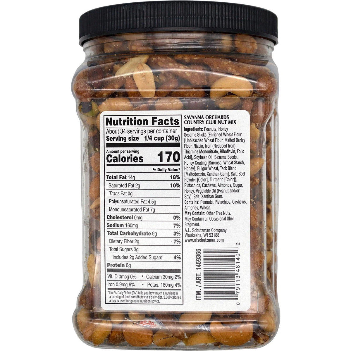 Savanna Orchards Country Club Nut Mix [COS] – JUST ON TIME CHEFS